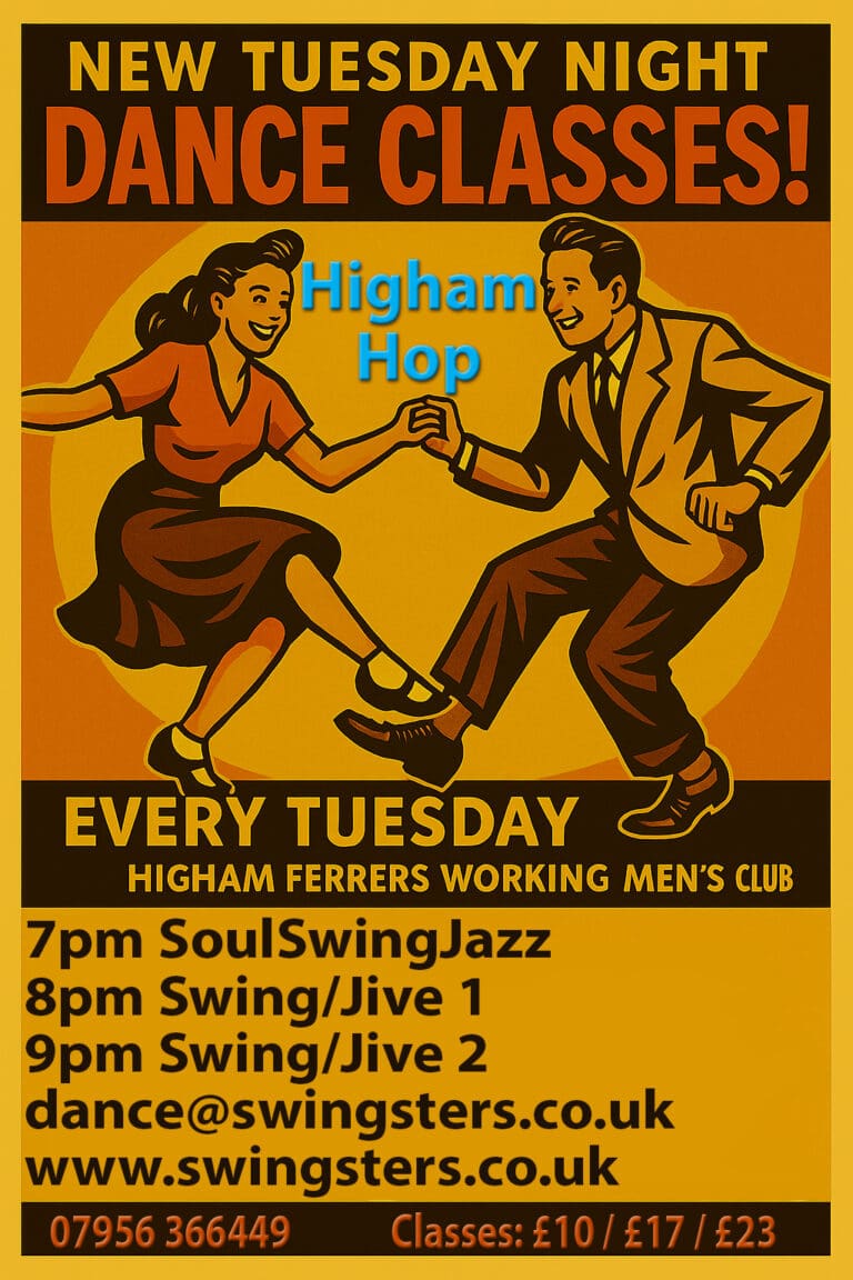 Higham Hop regular classes start 18th Nov - Swingsters.co.uk